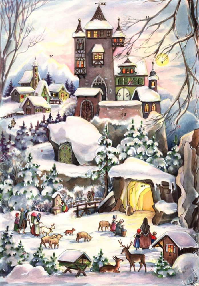 Medium Traditional German Advent Calendars - Nativity/Religious – Alpen ...